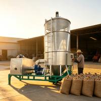 China New 30t/d Diesel Mobile Grain Dryer Paddy Rice Corn Farm Low Temperature Circulating Grain Drying Machine for sale