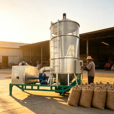 China New 30t/d Diesel Mobile Grain Dryer Paddy Rice Corn Farm Low Temperature Circulating Grain Drying Machine for sale