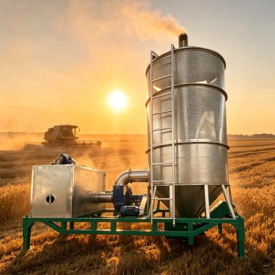 China Fully Automatic Mobile Grain Dryer Paddy Rice Grain Dryer Machine Portable Grain Dryers Sale for sale