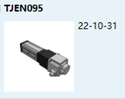 China TJEN095 servo electric cylinder Linear / Foldback Programmable for sale