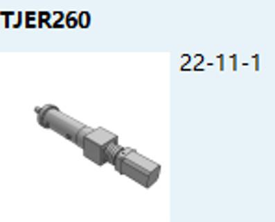 China Linear / Foldback servo electric cylinder TJER260 for sale