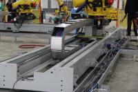 China Transportation Industrial Robotic Linear Track , Long Stroke 7th Axis Up To 70m for sale