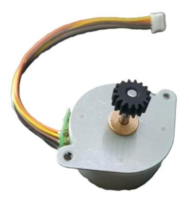 China 35mm PM Stepper Motor DC 12V 4 Phase 5 Wire Stepper Motor Geared for sale