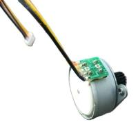 China 35mm PM Stepper Motor DC 12V 4 Phase 5 Wire Stepper Motor Geared for sale