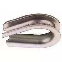 China 2 G-411 Wire Rope Thimble Durable Stainless Steel 304/316 Fittings For 3/8