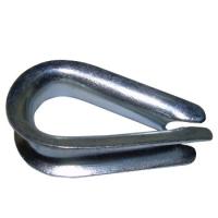 China Heavy Duty Stainless Steel Wire Rope Thimbles DIN6899 For Customized Size Rigging for sale