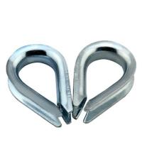 China Galvanized Stainless Steel Wire Rope Thimbles DIN6899 Heavy Duty Thimble for sale