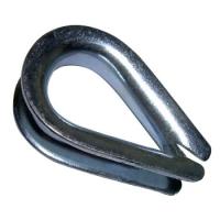 China Galvanized Stainless Steel Wire Rope Thimbles DIN6899 Heavy Duty Thimble for sale