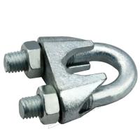 China Zinc Finish US Type Galv Malleable Wire Rope Clips For Industry Applications for sale