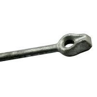 China ZINC PLATED Finish Forged Steel Assembly Helix Screw Anchor Rod for sale