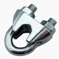 China Zinc Finish US Type Galv Malleable Wire Rope Clips For Industry Applications for sale