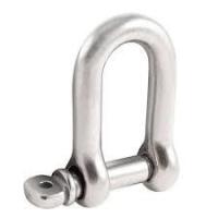 China Galvanized D Shackle OEM 304 Stainless Steel Rigging Hardware Dee Shackle for sale