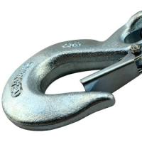 China Metal Safety Latch Drop Forged Lifting Eye Hook For Outdoor Climbing Activity for sale