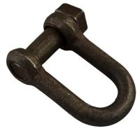China Galvanized CE Forged Pin Bow D Square Head Screw Pin Trawling Shackles for sale