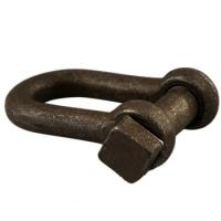 China Galvanized CE Forged Pin Bow D Square Head Screw Pin Trawling Shackles for sale