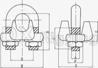 China Customized Forged Steel Wire Rope Fitting For Heavy Industry Applications for sale
