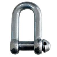 China Marine Hardware Trawling Shackles With Round Head Screw Pin Quick Release for sale