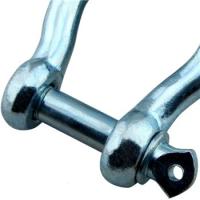 China Customised Galvanized European Type Large Bow Shackles For Industrial for sale
