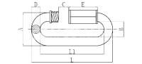China Heavy Duty Stainless Steel Metric Decklashing Turnbuckles US Type Processing for sale