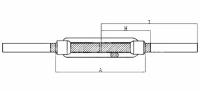 China Water Treatment Carbon Steel DIN 1480 Turnbuckles Stub End for sale