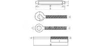 China JAPAN TYPE Heavy Industry Stainless Steel Frame Turnbuckles With Eye And Hook for sale