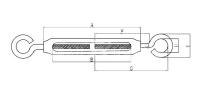China Mining Industry Needs Heavy Duty Wire Customized Korean Type Turnbuckles for sale