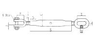 China Galvanized Steel Closed Body Turnbuckles Heavy Duty Hot Galvanized for sale