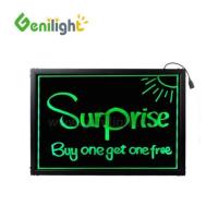 China DIY Full Color Illuminated Fluorescent LED Marker Board with Adjustable View Angle H/V for sale