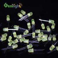 China 5mm Yellow Candle Light Flicker Diodes with Bright Flickering LED Light Package / Case for sale