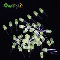 China 5mm Yellow Candle Light Flicker Diodes with Bright Flickering LED Light Package / Case for sale