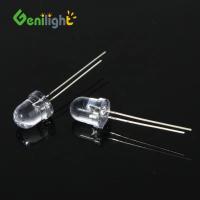 China Max. Reverse Current 50uA WHITE F5 F8 F10 Ultra Bright Water Clear LED Bulb 3V Light Emitting Diode for sale