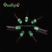 China Fixed LED Light Emitting Diode GREEN F3 LEDs Diode with Max. Reverse Voltage of 5V for sale