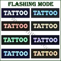 China LED Tattoo Piercing Neon Open Sign with Design Rectangle Shape and Epoxy Resin Material for sale