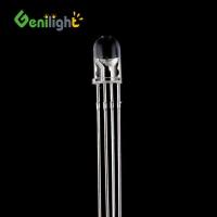 China Clear 3mm/5mm/8mm/10mm LED Diode with Ultra Bright 4-Pin Round Top Emitter Description - for sale
