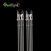 China Clear 3mm/5mm/8mm/10mm LED Diode with Ultra Bright 4-Pin Round Top Emitter Description - for sale