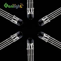 China Clear 3mm/5mm/8mm/10mm LED Diode with Ultra Bright 4-Pin Round Top Emitter Description - for sale