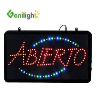China Flashing Animation Genilight 22*13inch LED Open Neon Sign Perfect for Custom Branding for sale