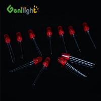 China 3Mm F3 Red LED Diode DC3V 20MA Ampoule Lampes Composants Current Max None for sale