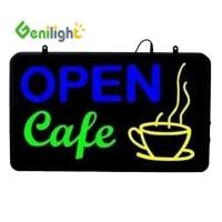 China Efficiently Promote Your Cafe Catering Business with OPEN Neon Board and Animation for sale