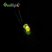 China 5mm Yellow Candle Light Flicker Diodes Bright LED Light with Max. Reverse Current 50uA for sale