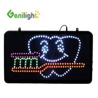 China Genilight Indoor 56*33cm LED Open Sign High Brightness Low Voltage for Dentist Advertising for sale