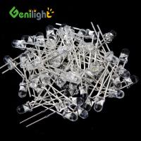China F5 5mm LED Light Bulb Emitting Diode White Green Red Blue Yellow Two Pin for sale