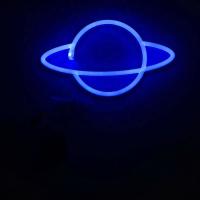 China Blue Neon Lights Decorative Wall Signs for Party Supplies Room Art 1 Power Consumption for sale