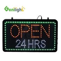 China 22*13 Inch LED Neon Sign with 24-Hour Open Letter Customizable and CE RoHS Certified for sale