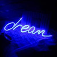 China Acrylic Panel Pink LED Neon Light USB Powered Dream Neon Sign for Bedroom or Wedding for sale