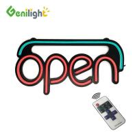 China Indoor Genilight 48*25cm Silicone Open Neon Sign LED with Rohs Approved Power Supply for sale