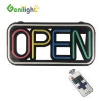China Indoor Genilight 48*25cm Silicone Open Neon Sign LED with Rohs Approved Power Supply for sale