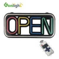 China Genilight 48*25cm Indoor Used Neon Sign Light Wall Window Decor 10 Kind Change Function for sale