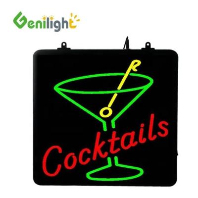 China Enhance Your Bar's Atmosphere with Our Attractive LED Cocktails Neon Sign for sale