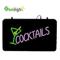 China Enhance Your Bar's Atmosphere with Our Attractive LED Cocktails Neon Sign for sale